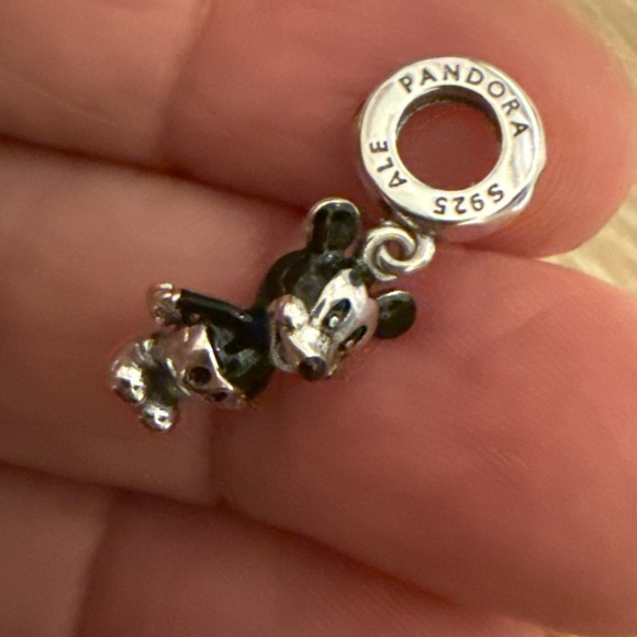 Pandora | Accessories | Pandora Disney Mickey Mouse Silver And Black ...